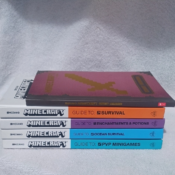 Toys | Minecraft Guide Book Set Mojang Lot Of 5 | Poshmark